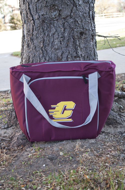 Flying C Maroon 30 Can Cooler | The CMU Bookstore