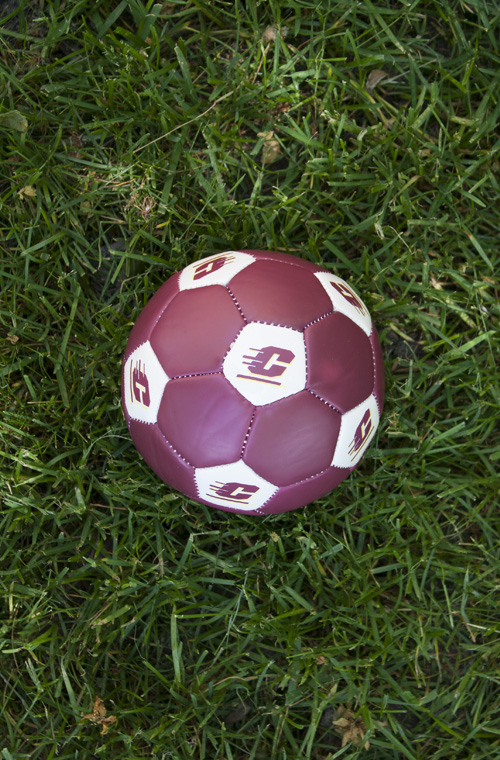 Flying C Maroon And Gold Mini Soccer Ball | The CMU Bookstore