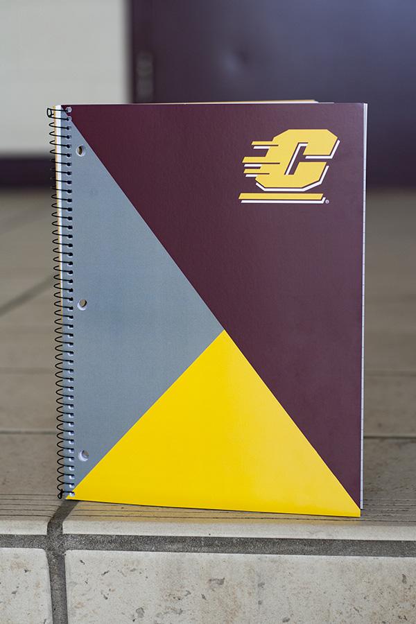 Flying C Triangles 1 Subject College Ruled Notebook | The CMU Bookstore